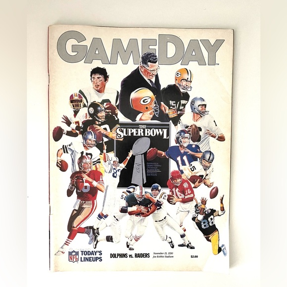 Games | Vintage 199 Super Bowl Gameday Program Magazine | Poshmark